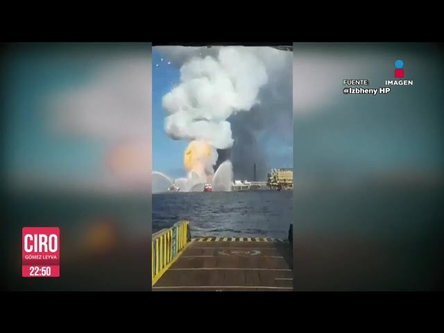 Incendio en Pemex afecta producción; hay dos muertos y un desaparecido