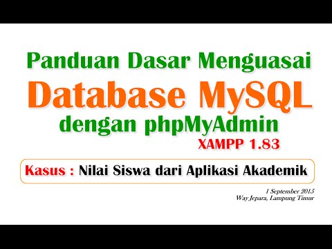 Panduan Dasar Database MySQL dengan phpMyAdmin – onblok