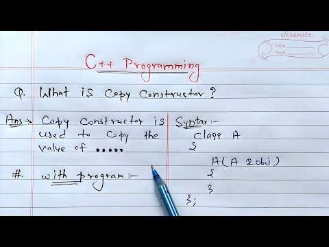 Learn Copy Constructor in C Hindi | Syntax and Example of Copy Constructor in C - Mind Luster