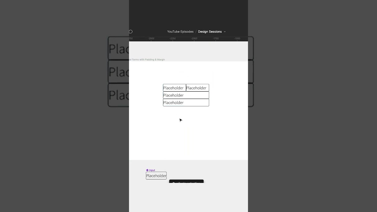 Designing a simple form in Figma in under 60 seconds | UX/UI | Landing Page