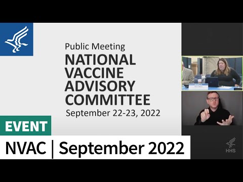 NVAC | September 2022 | Opening, Confidence Update/Vote, and Polio Panel