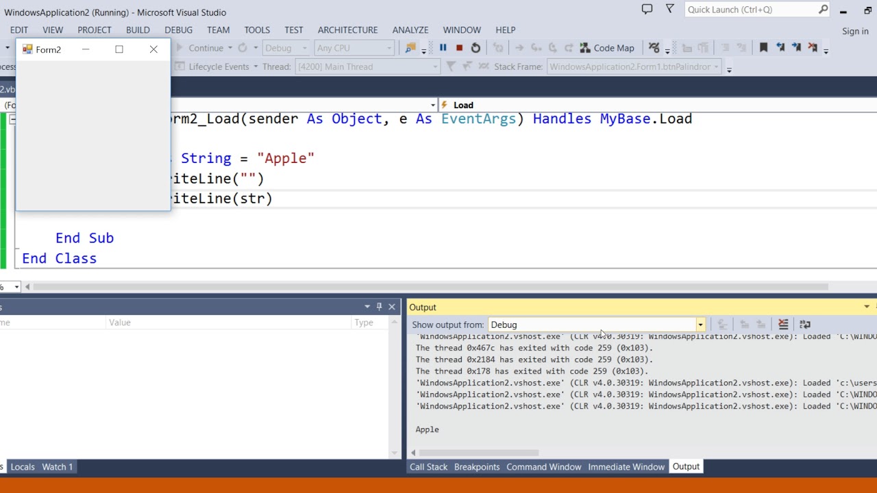 Visual Basic Programming - Basic String Properties and Methods