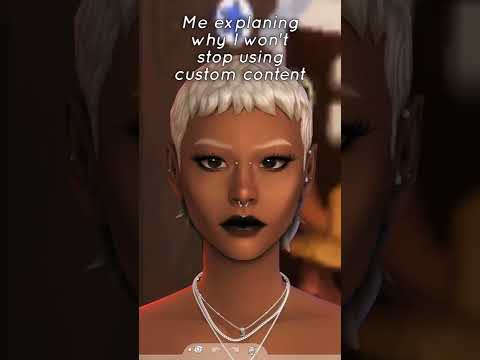 CAN YOU STOP USING CC? | The Sims 4 #shorts #sims #thesims