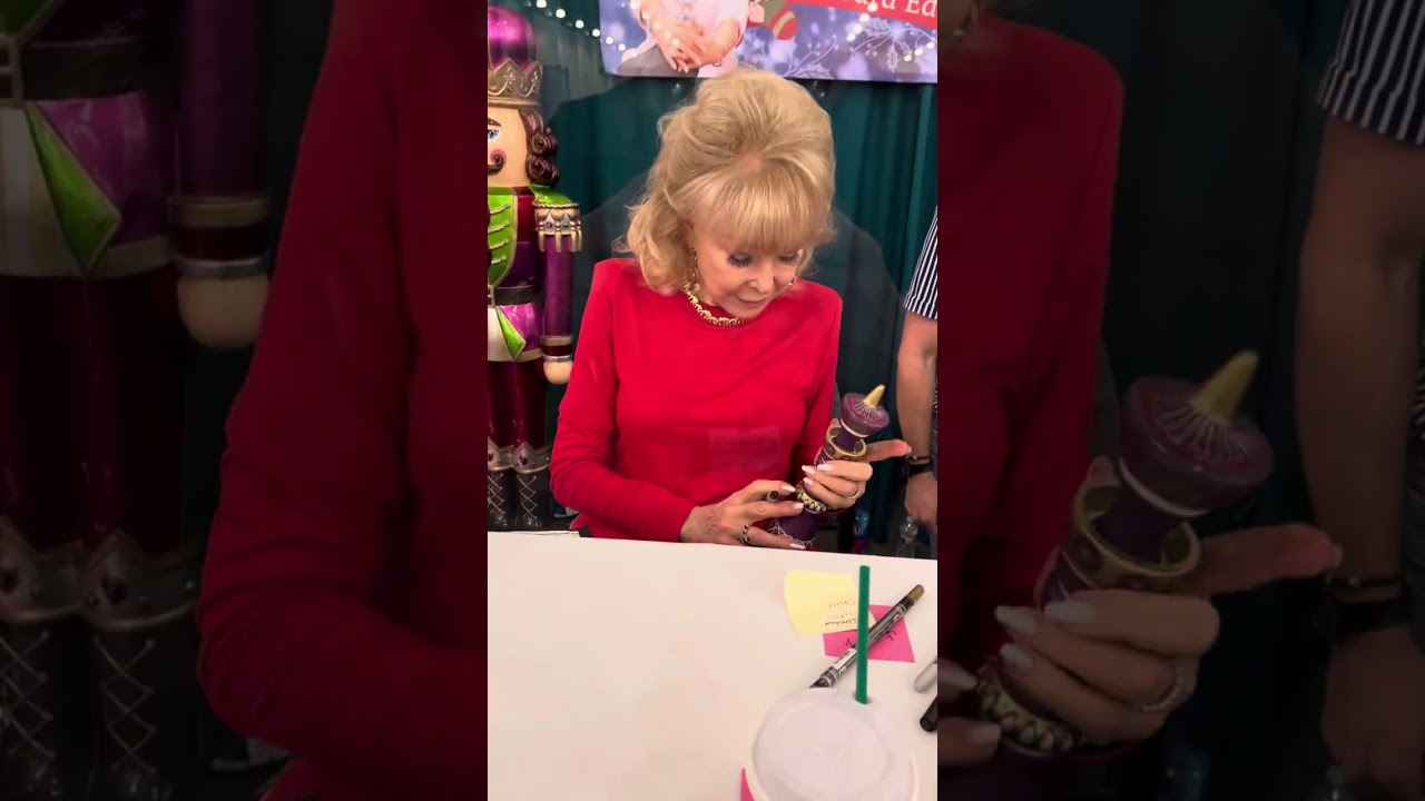 Barbara Eden Blinked And Made My Jeannie Bottle Real 💗 #sitcom #comedy #idreamofjeannie