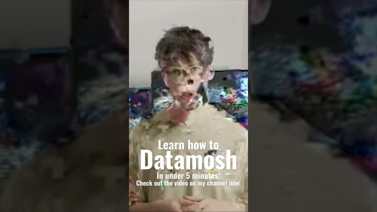 LEARN HOW TO DATAMOSH #tutorial #datamosh