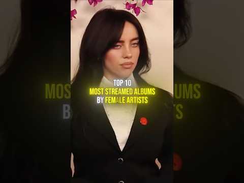 Top 10 MOST STREAMED ALBUMS by Female Artists 💿🎶 #shorts #femaleartist #top10 #music #musicpromotion