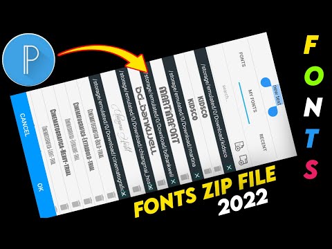 ttf font zip file | fonts pack zip file 2022 | how to download fonts zip file | Zarraq Creation