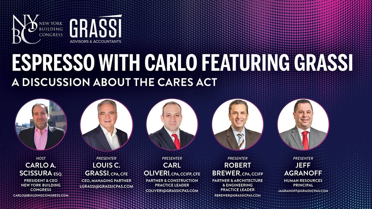 Espresso with Carlo Featuring Grassi - A Discussion About the CARES Act