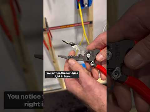 The Knipex Forge Wire Strippers are a game changer! Every electricians needs a pair of these! ⚡️