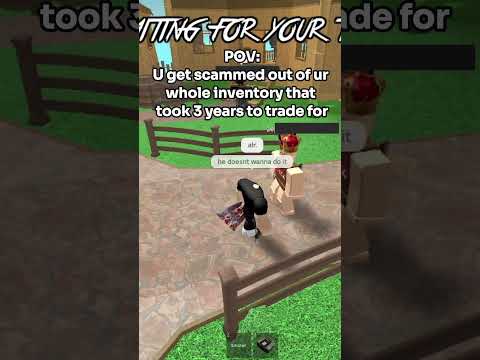 I got scammed in mm2...