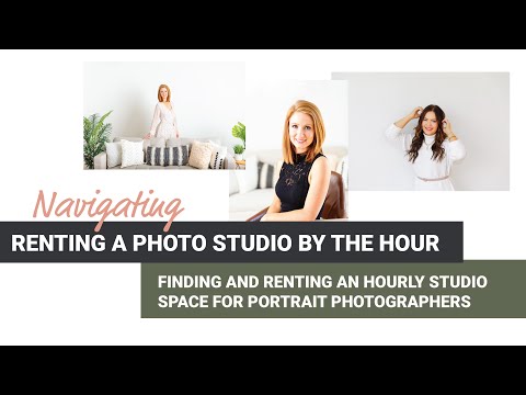 How to Find and Rent Hourly Studio Rentals for Portrait Photography