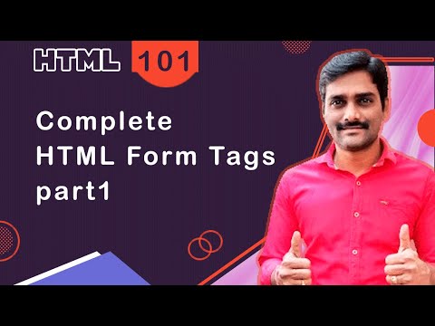 Complete HTML Form Tags Part 1 - HTML Tutorial 101 🚀