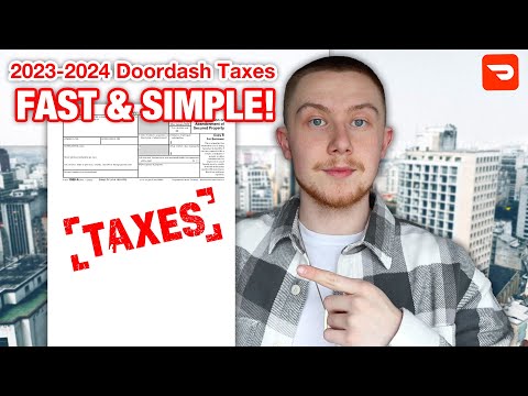 How to File Taxes For Doordash Drivers QUICK & EASY (2023-2024) | Write-offs and Benefits