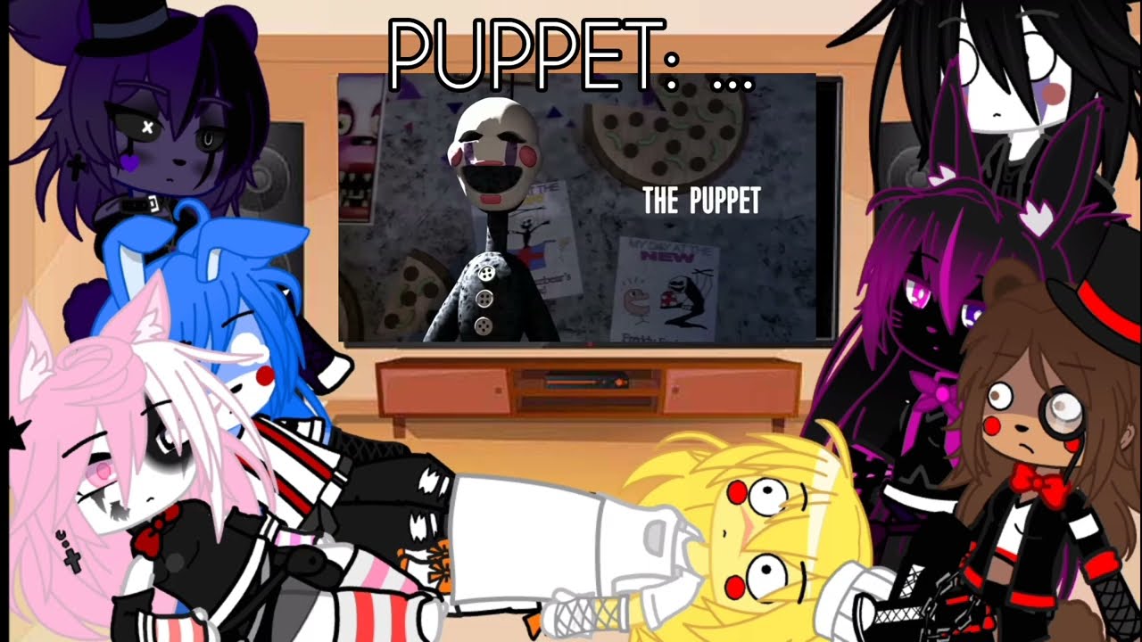 FNIA 2 REACT COUNTER JUMPSCARES FNAF 2 (GACHA CLUB)