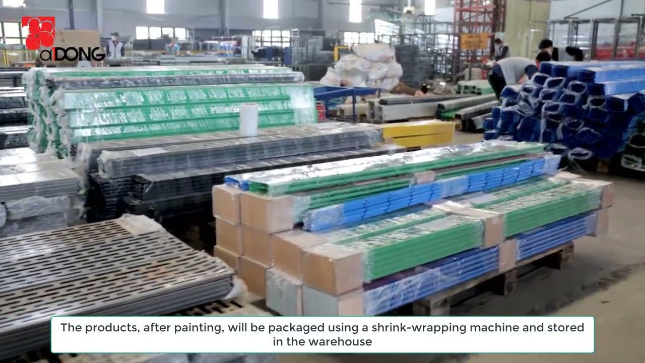 The product display shelf manufacturing process