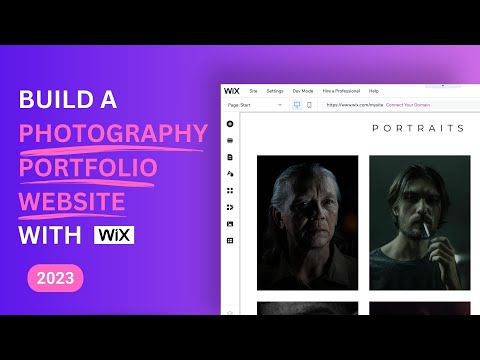How to Build a Photography Portfolio Website with Wix | 2024 Beginner Tutorial - Step by Step