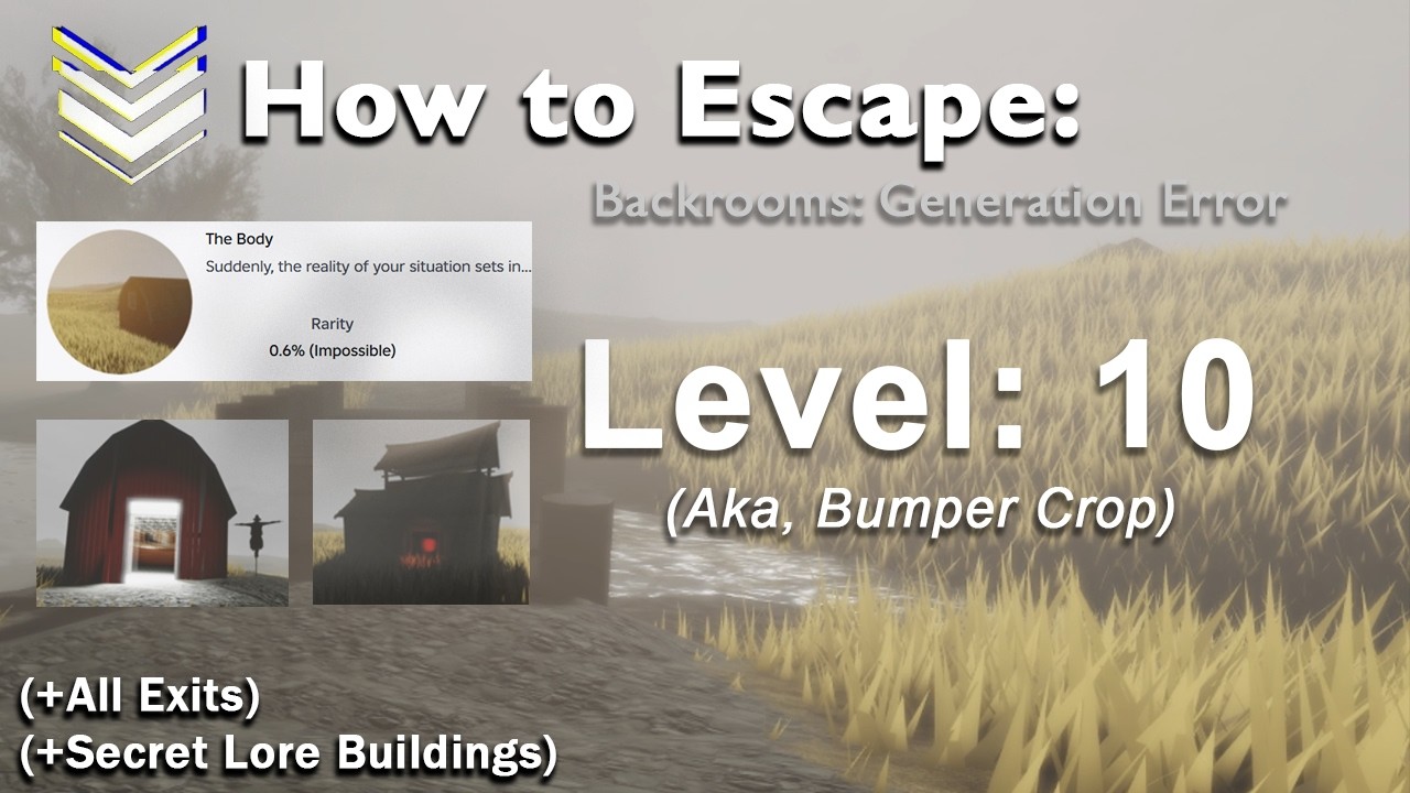 How to Beat Level 10 in Backrooms Generation Error Roblox (All Exit, Secrets and Badge)