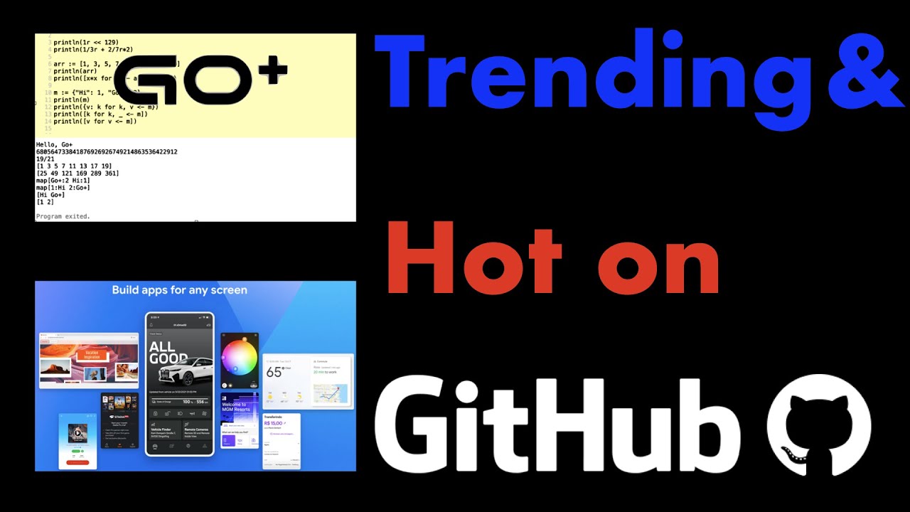 Trending & Hot on GitHub This Week with Stephen McDaniel - Go+, Cube.js and Flutter