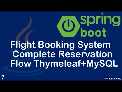 Spring Boot Flight Reservation App | Book Flight with Passenger Details | Thymeleaf Tutorial #java