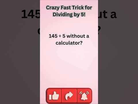 divide by 5 trick | mental math division | vedic math division