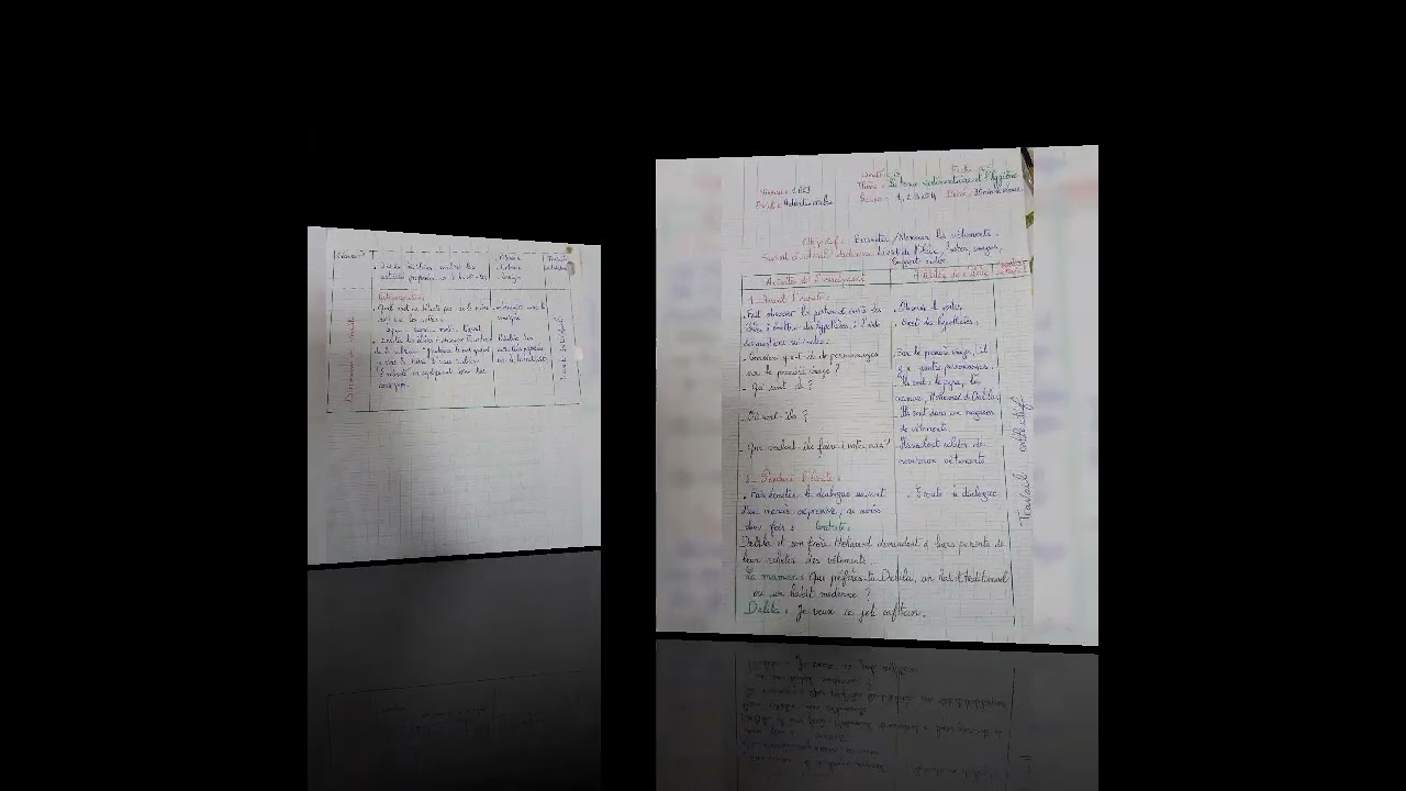 exemple de fiche pédagogique de lecture et fiche d'oral