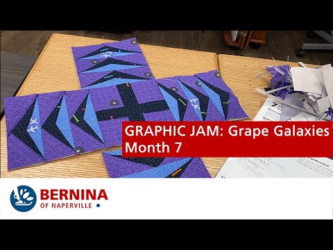 Graphic Jam: Block 7 Grape Galaxies
