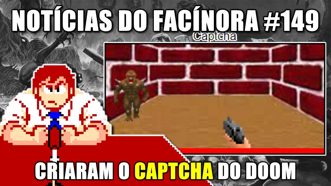 Criaram o captcha do Doom