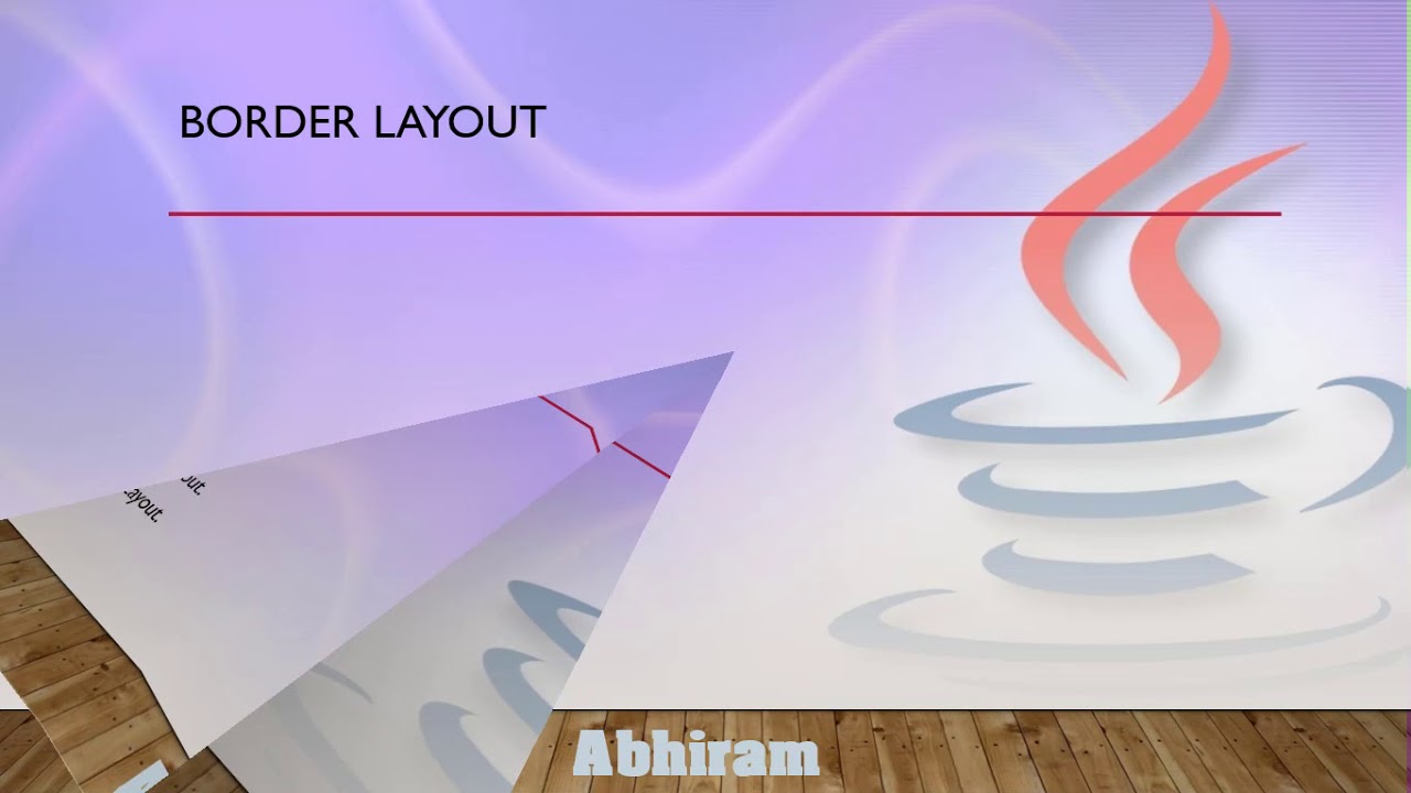 Java GUI 7: Layout Manager and Layouts