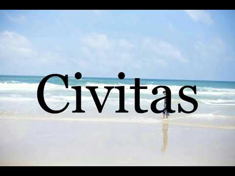 How To Pronounce Civitas🌈🌈🌈🌈🌈🌈Pronunciation Of Civitas