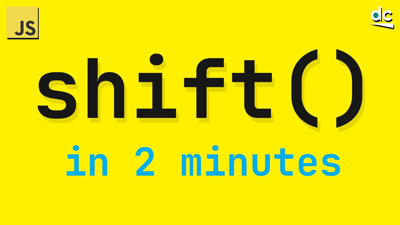 How To Remove From The Start of Arrays - JavaScript Shift (In 2 Mins)
