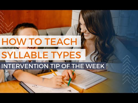How to Teach The 6 Syllable Types
