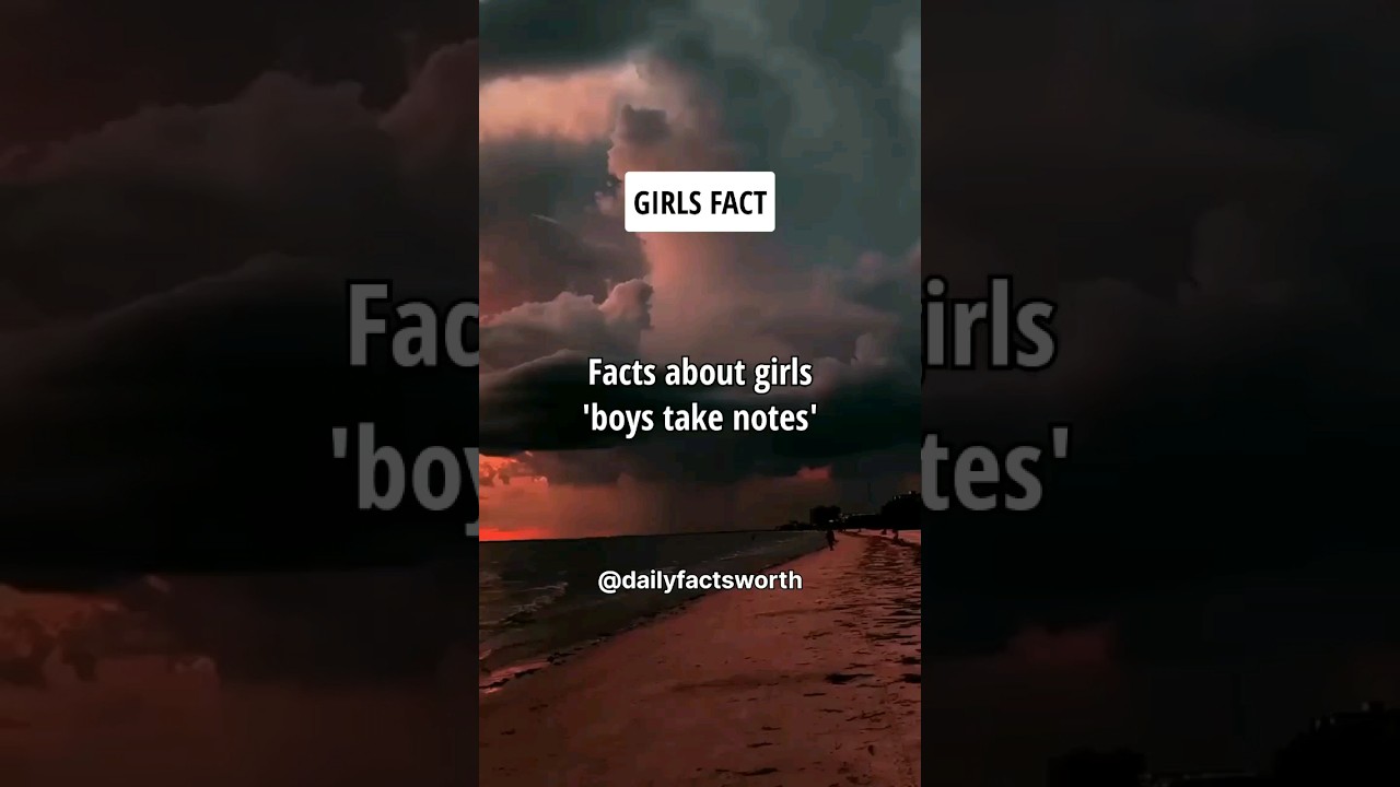 Facts About Girls | Boys Take Notes #shorts #psychologyfacts #subscribe