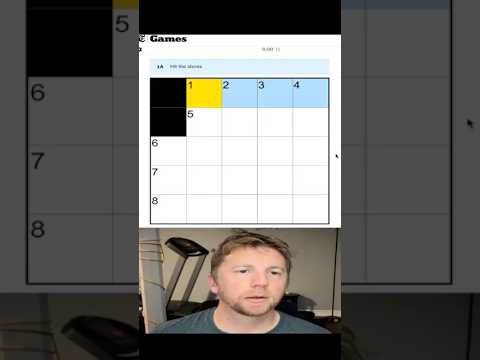 June 18 - New York Times Mini Crossword (A REAL HANDFUL!)