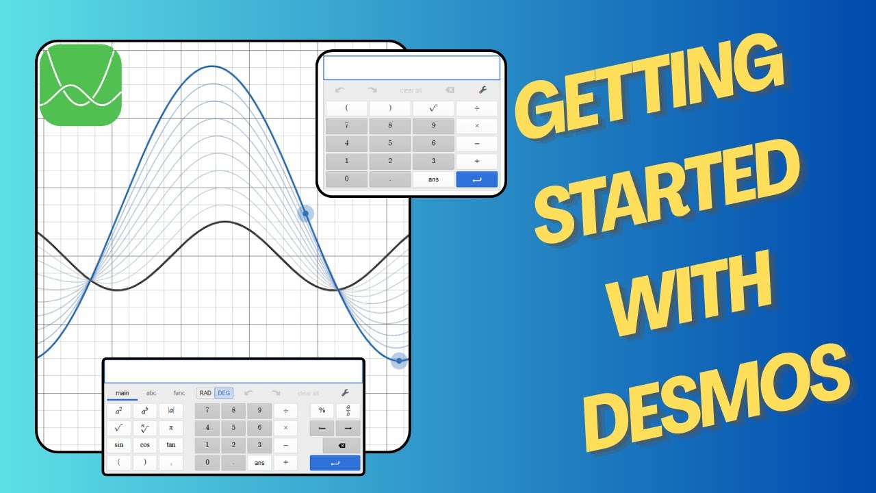 How to Get Started with Desmos in 4 Minutes! | Calculator, Graphing, & Test Prep