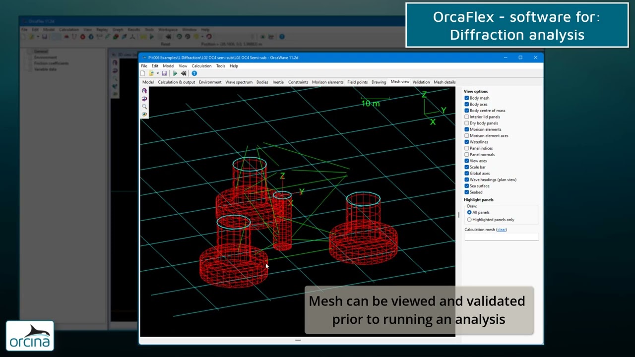 Diffraction - OrcaWave