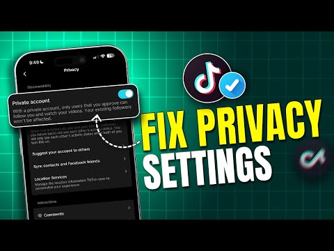 How to Fix TikTok Privacy Settings on iPhone | How to Change TikTok Privacy Settings