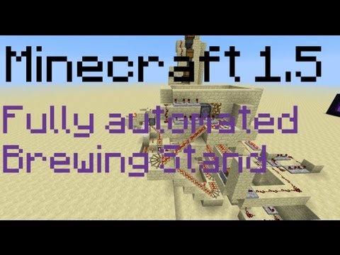 Fully automated Brewing Stand (13w01b) Minecraft Map