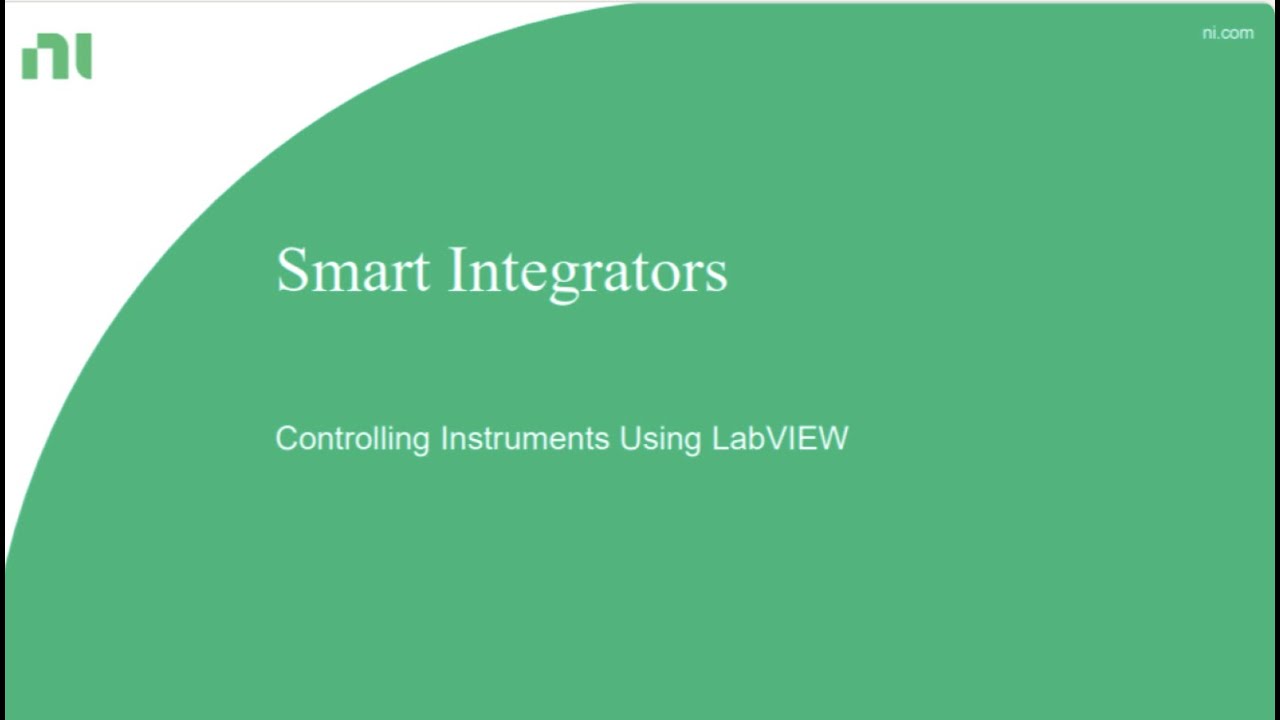 Controlling Instruments Using LabVIEW