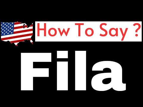 How To Pronounce Fila ||Brand Name Pronunciation Fila |