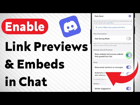 How to Enable Link Previews and Embeds in Discord Mobile Chat (Updated)