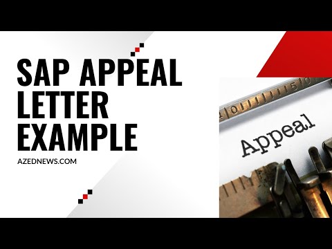 SAP Appeal Letter Example