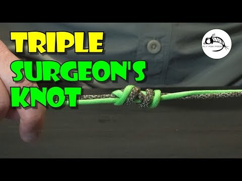 How to Tie a Triple Surgeon's Knot
