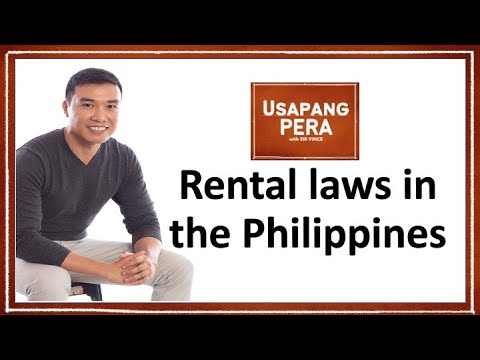 Vince Rapisura 1239: Rental laws in the Philippines