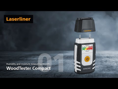 Humidity and moisture measuring devices - Laserliner - WoodTester Compact - 082.004A