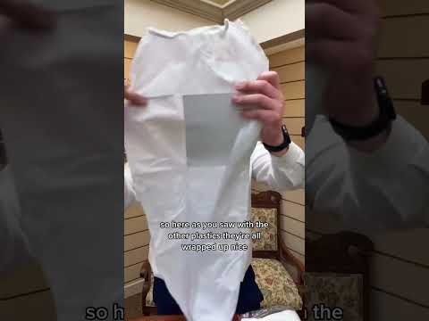 Using a coverall! #embalming #embalmer #leaks #undertaker #funeraltok #deathcare