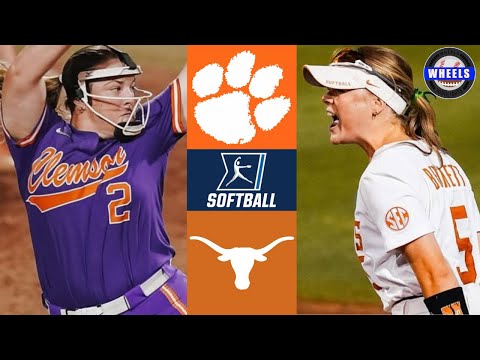 #11 Clemson vs #6 Texas | Winner To WCWS | 2025 College Softball Highlights