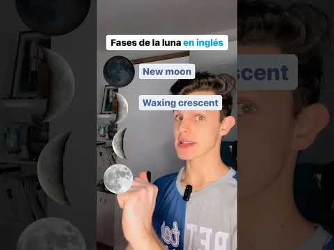 Fases de la luna en inglés 🌕🌒🌒🌑 #englishvocabulary