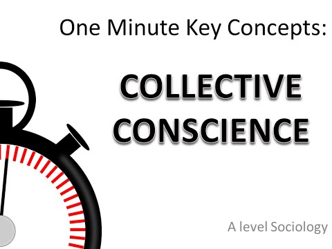COLLECTIVE CONSCIENCE: One Minute Key Concepts in Sociology