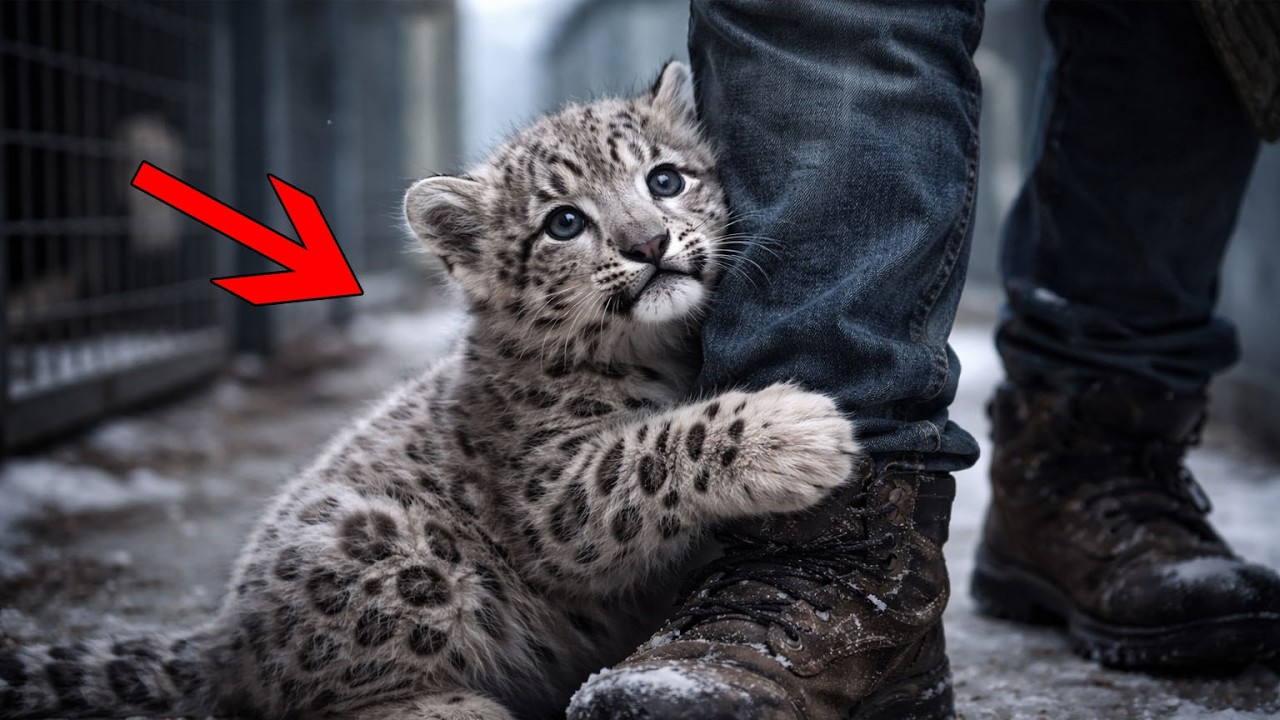 The Snow Leopard Cub Chose the “Wrong” Man… Until I Understood Why
