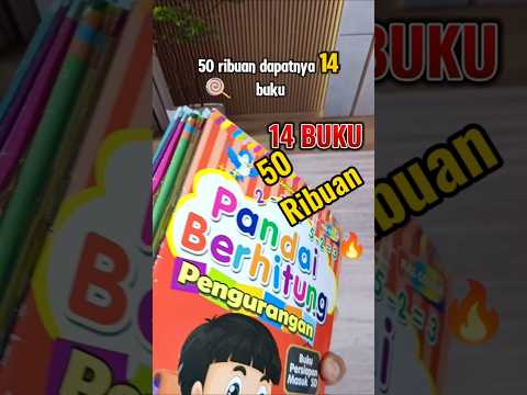 50 Ribuan dapet 14 Buku belajar Calistung Anak #bukucalistung #calistung #calistungtk #bukuanakmurah